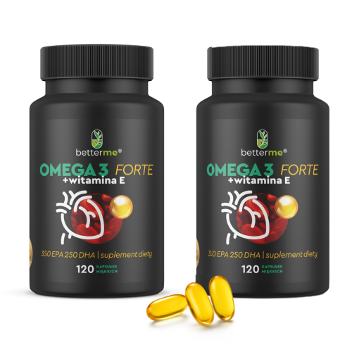 Omega 3 Forte E BetterMe 1000mg EPA i DHA
